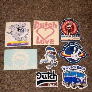 Dutch Bros | Party Supplies | Dutch Bros Sticker Set | Poshmark